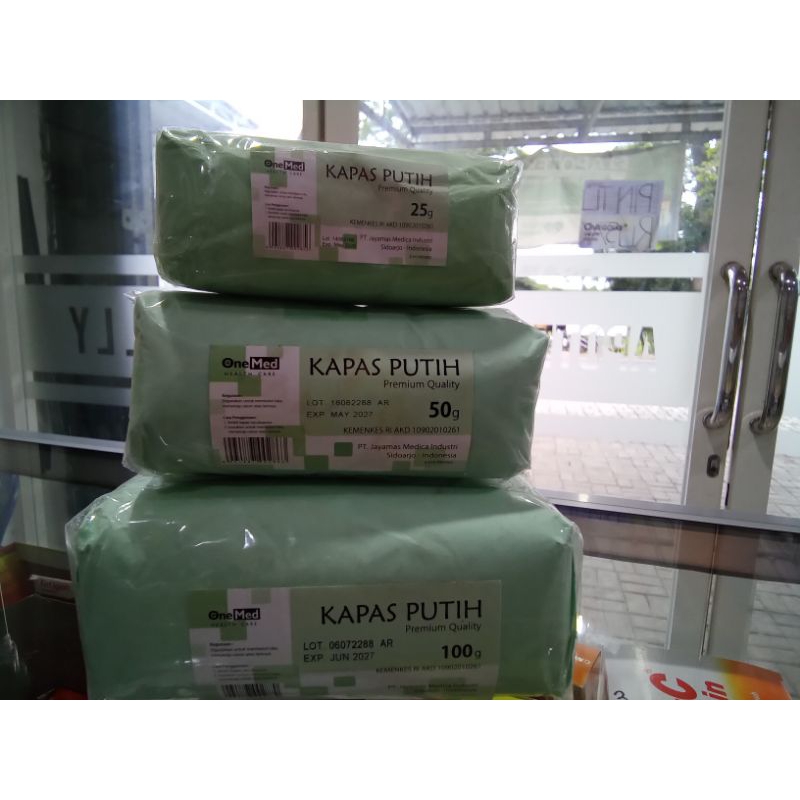 Jual Kapas Onemed Healthy Care 25 g / 50 g / 100 g - Kapas Pembalut ...