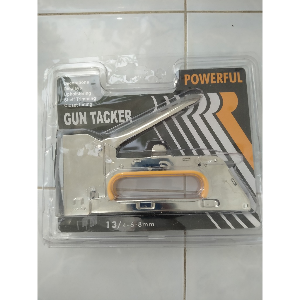 Jual Staples jok motor kayu kardus Staples gun 13/4-6-8mm | Shopee ...