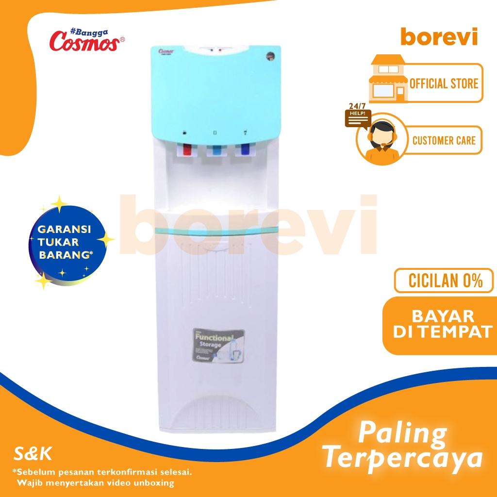Jual Cosmos Cwd 5603 Dispenser Tinggi Air Panas Dingin Rak Multifungsi ...
