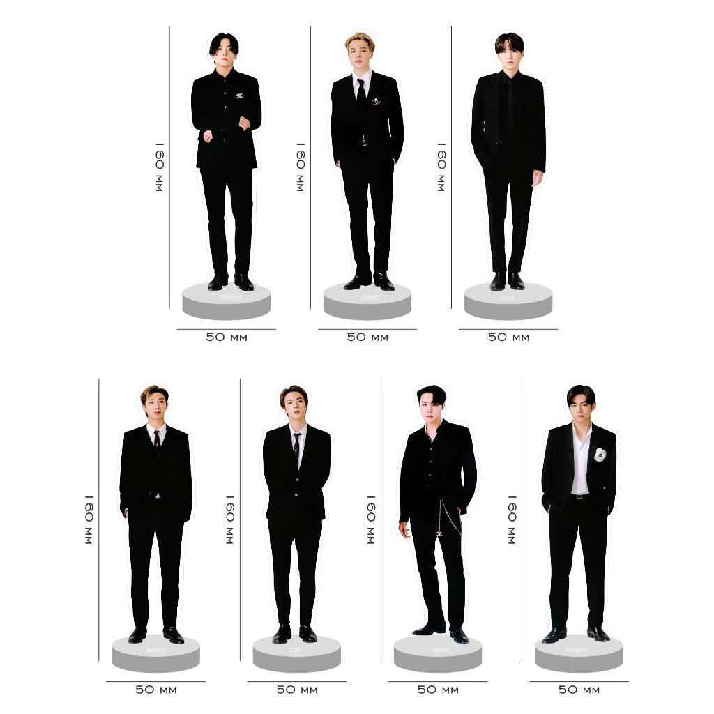 Jual Stand Figure BTS Akrilik standee Acrylic Jungkook Jimin Jhope Suga ...