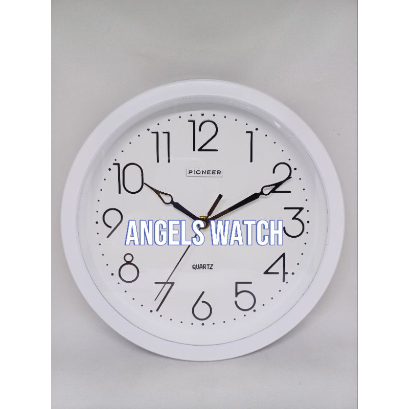 Jual Jam Dinding Polos Putih Minimalis Pioneer 2134 Original/ Jam ...