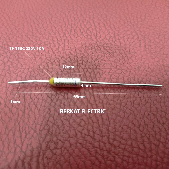 Jual Thermofuse Thermal Fuse Sekering Suhu 150c 10A 220V | Shopee Indonesia