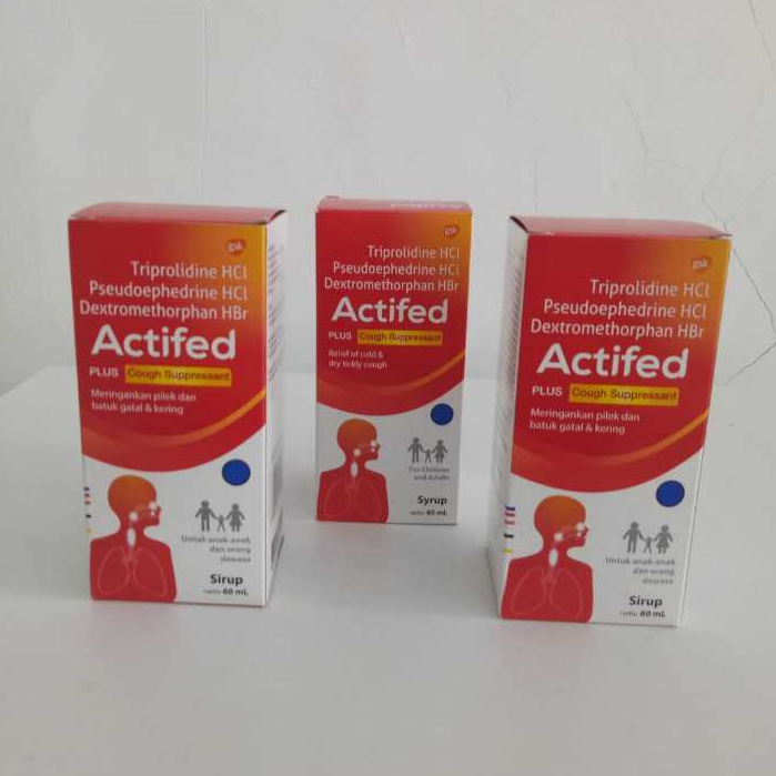 Jual Actifed Sirup 60 ml (Merah) | Shopee Indonesia