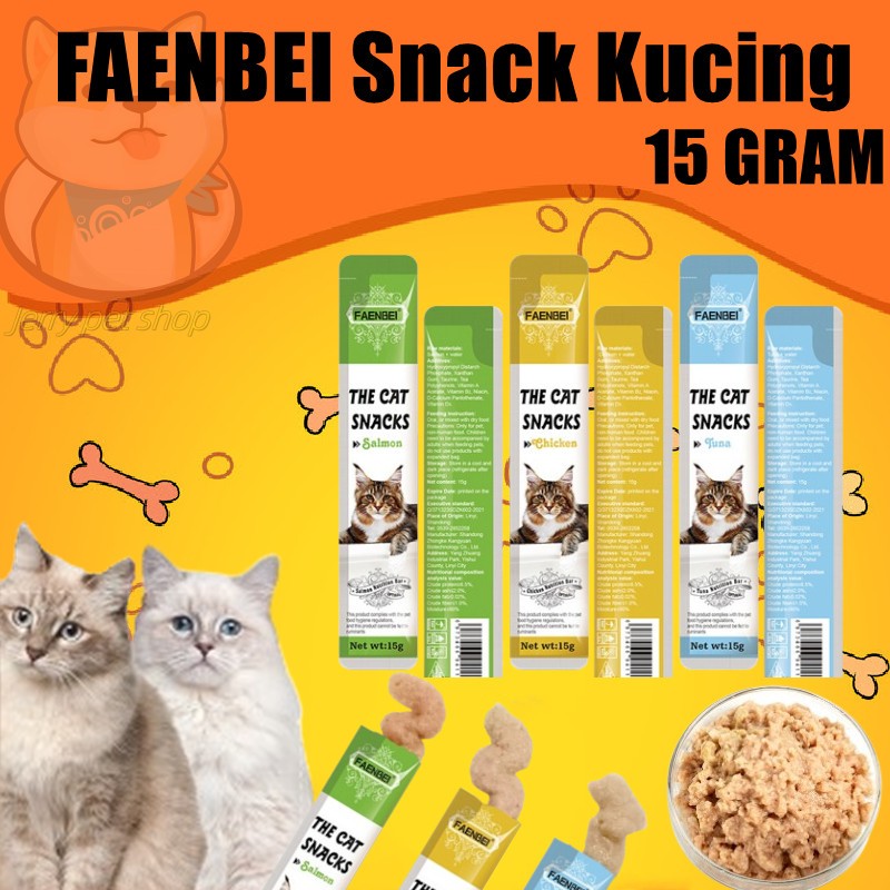 Jual Snack kucing Pure English cat strip grosir makanan ringan kucing ...