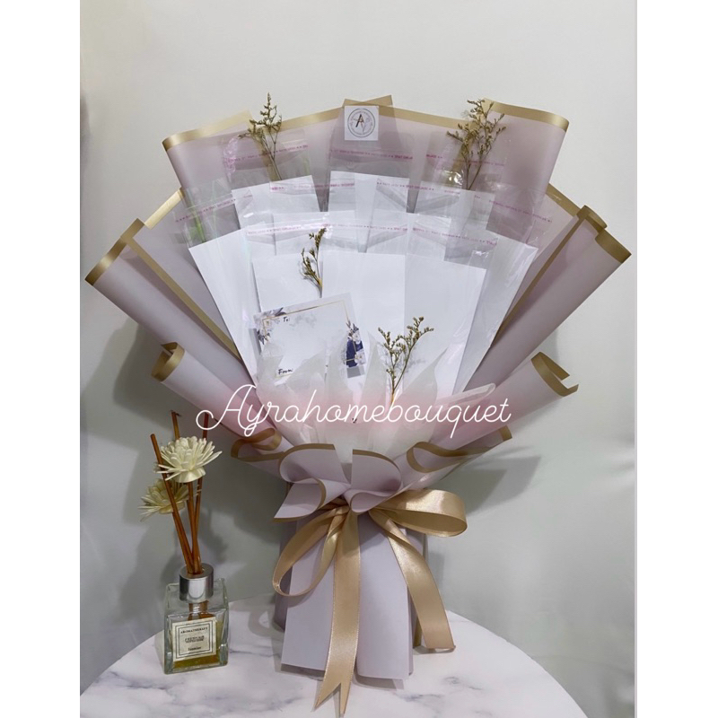 Jual [10 Lembar] Kerangka Bouquet Buket Bunga Uang Money Kosong isi 10 ...