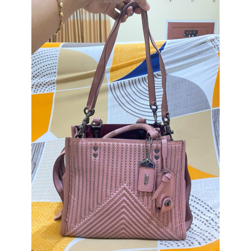 Jual TAS COACH ROGUE QUILTED WITH RIVETS | Shopee Indonesia