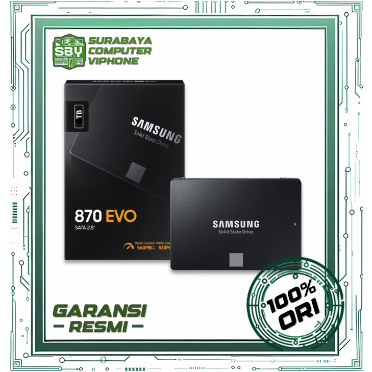 Jual SSD 2.5" SATA3 SAMSUNG 870 EVO | SSD Internal 2.5 3D Nand SATA III ...