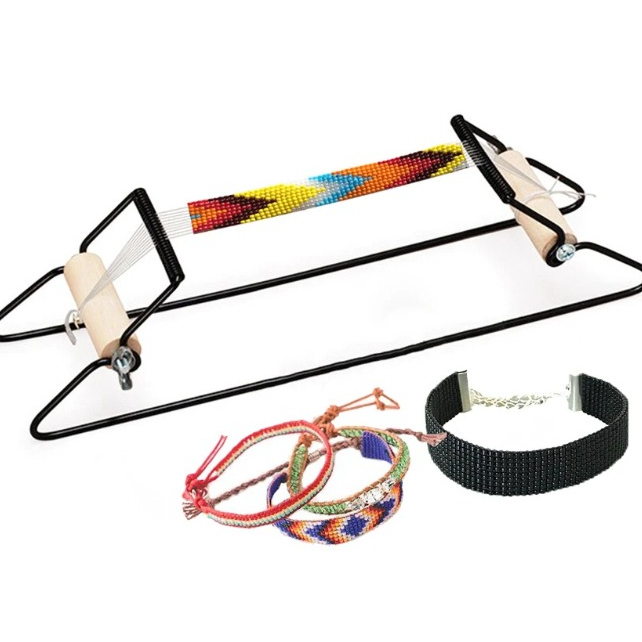 Jual Alat Tenun Manik Gelang Kalung Aksesoris Perhiasan Handmade Kayu ...