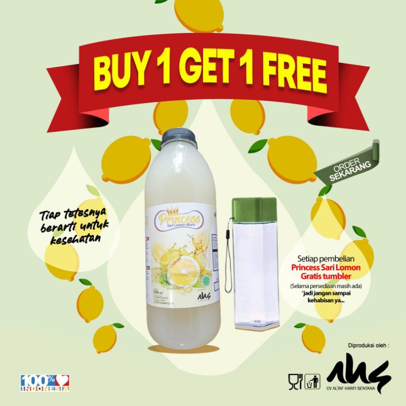 Jual sari lemon california 1 liter | Shopee Indonesia