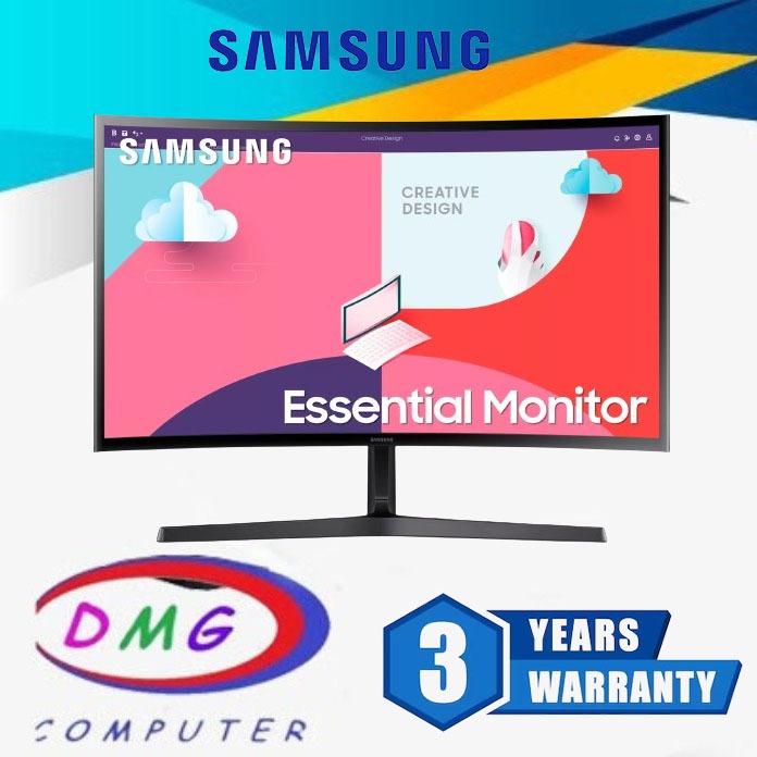 Jual Monitor SAMSUNG LED 24" CURVED S24C366 / LS24C366EA / S3 S36C Full ...
