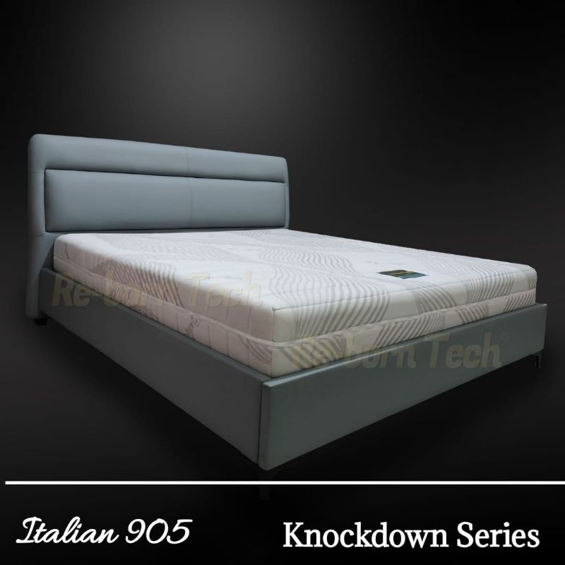 Jual Re Born Tech Dipan Headboard Knockdown Tempat Tidur Minimalis