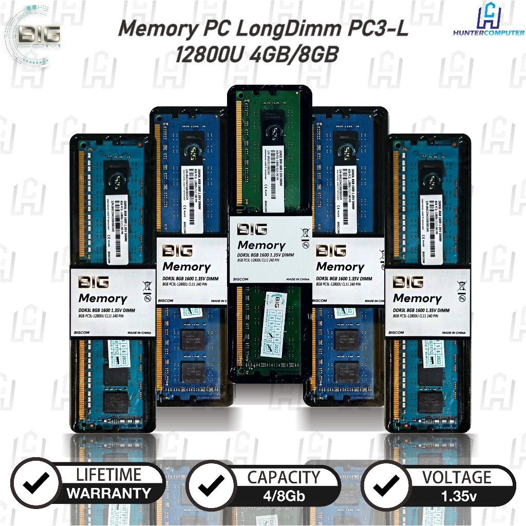 Jual Termurah ram memory pc komputer 4gb/8gb ddr3L Garansi lifetime ...