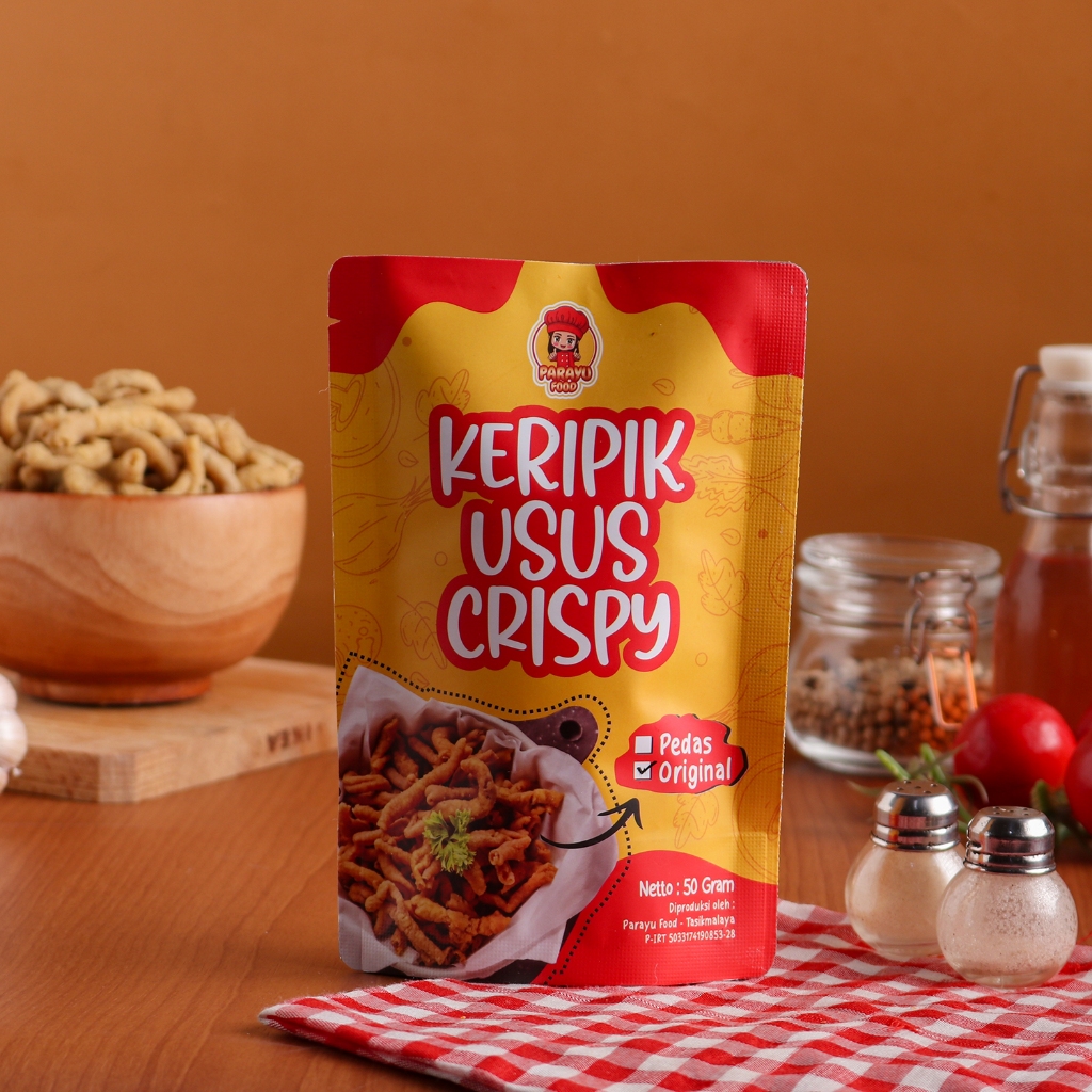 Jual Parayu Food - Kripik Usus Crispy Kripsus Keripik Usus Ayam Original Pedas | Shopee Indonesia