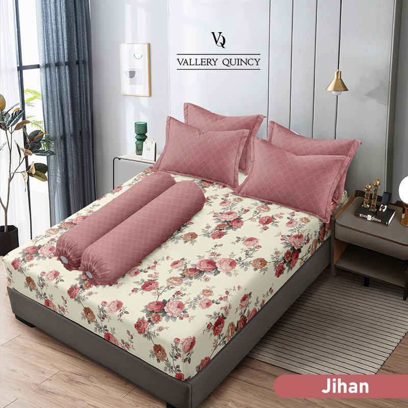 Jual Sprei Vallery Quincy Motif 160x200 B2 Tinggi 30 cm - Sprei queen ...