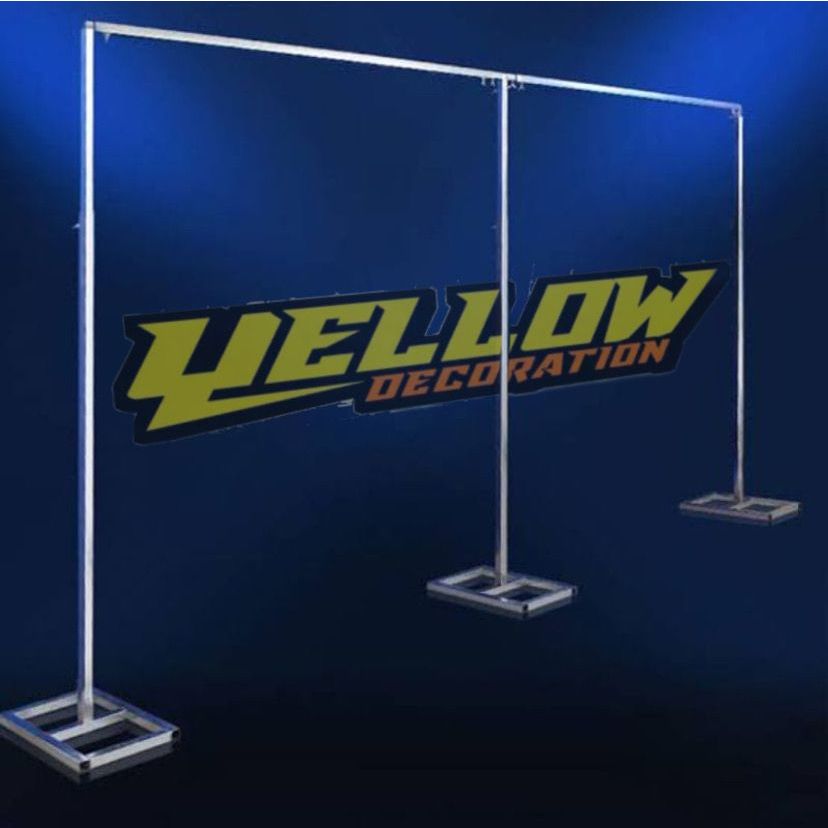 Jual Tiang Backdrop tinggi 2m/2,5m/3m x lebar 3m Rakit bongkar pasang ...