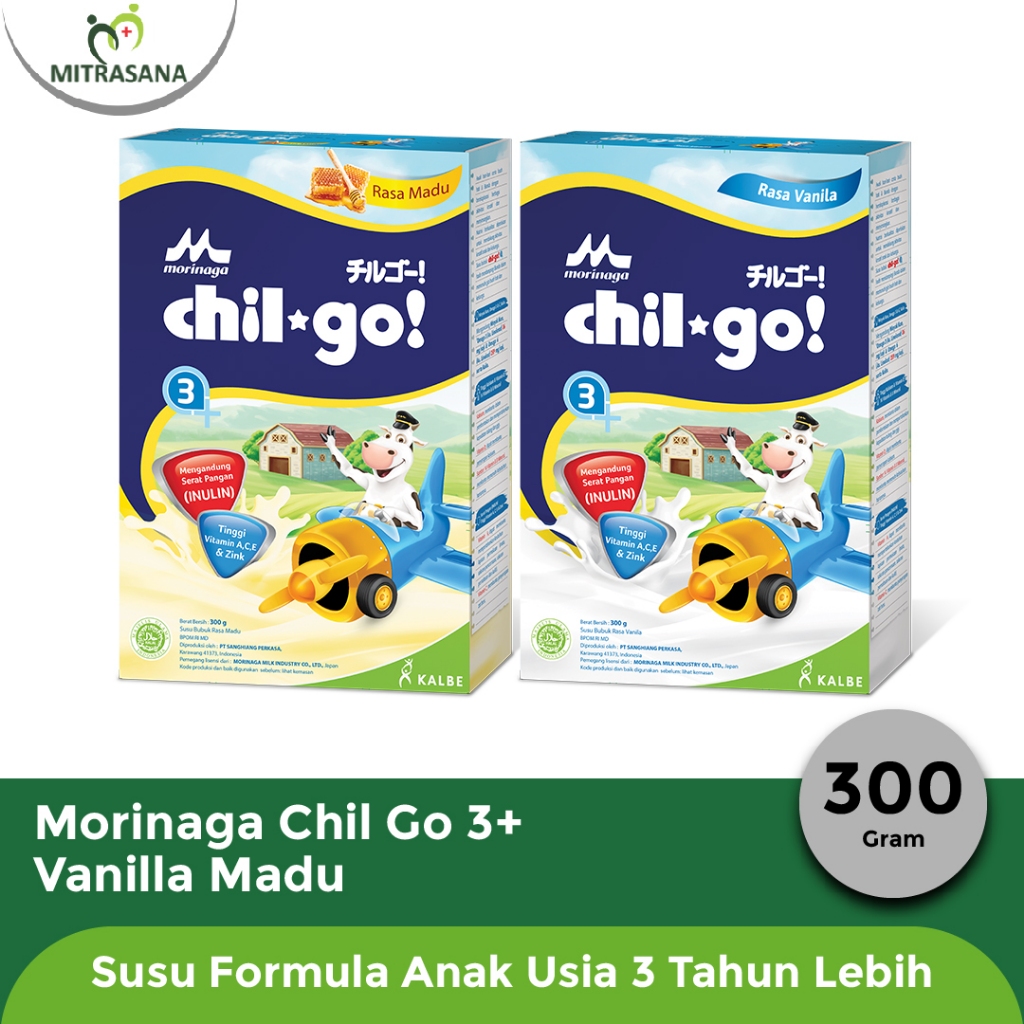 Jual Morinaga Chil Go 3+ Vanilla Madu 300g ~ Susu Formula Anak 3-12 ...