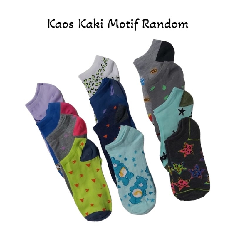 Jual Kaos Kaki Mata Kaki Kaos Kaki Remaja Motif | Shopee Indonesia