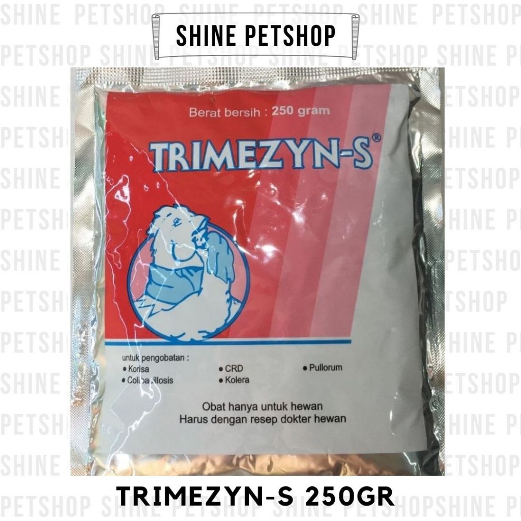 Jual TRIMEZYN-S 250gr - obat ngorok dan pilek untuk ayam atau unggas ...