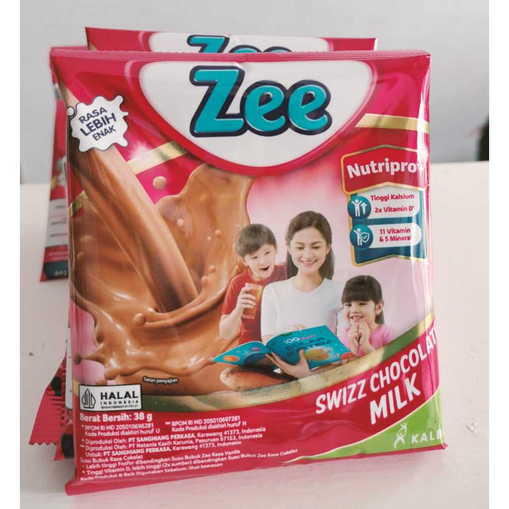 Jual ZEE SUSU BUBUK RASA COKLAT KEMASAN SACHET | Shopee Indonesia