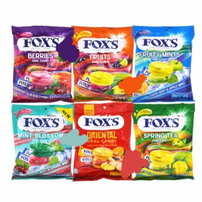 Jual PERMEN FOX'S CRYSTAL CLEAR 1pack isi 50pcs FOXS FRUITY FOXS MINTS ... Jual PERMEN FOX'S CRYSTAL CLEAR 1pack isi 50pcs FOXS FRUITY FOXS MINTS ...