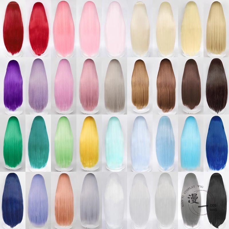 Jual WIG COSPLAY YWAILISI / ALICE + CRIMPING BASE 100CM LURUS MULTI ...