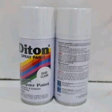 Jual DITON Cat Semprot 150cc 8540 Clear Spray Paint Bening Transparan ...