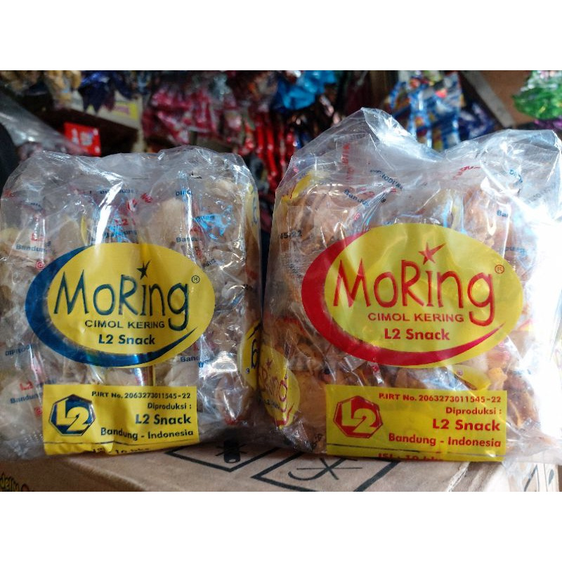 Jual Terfavorit Moring L2 Snack Original/ Pedas Renceng isi 10 bungkus ...