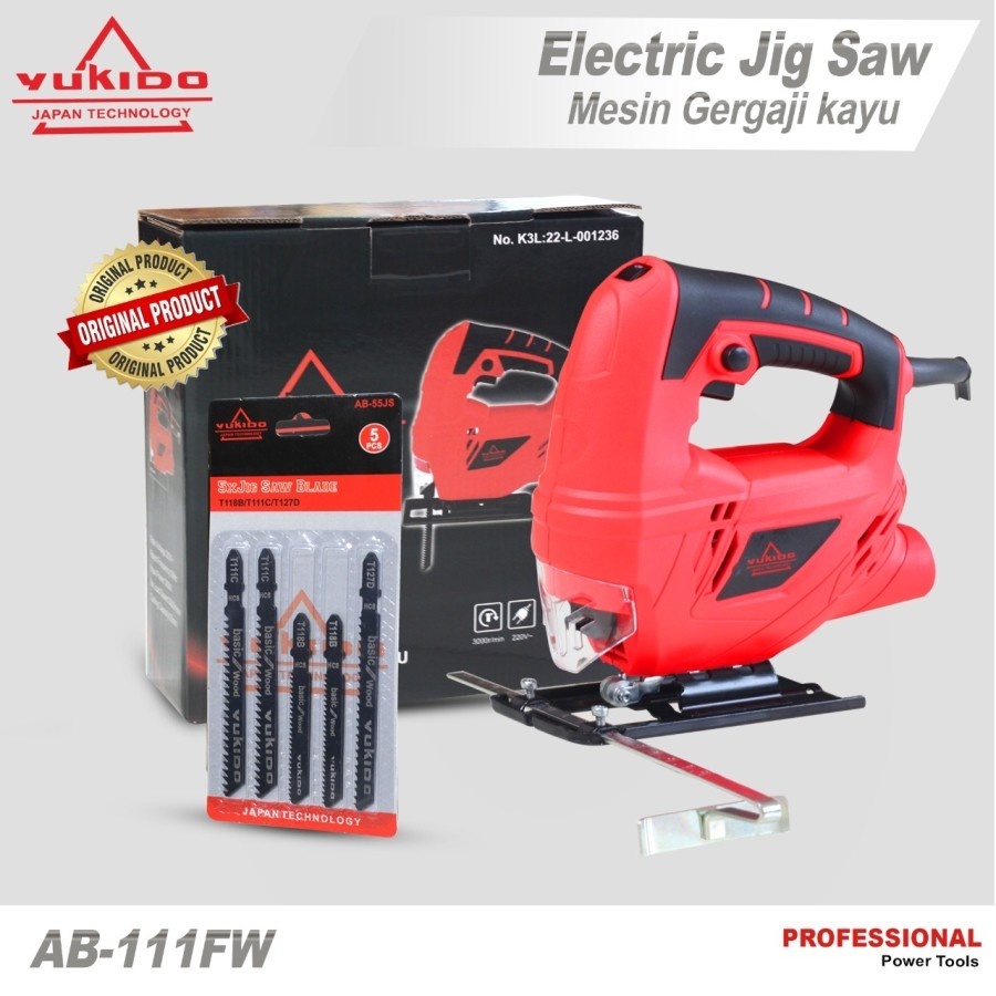 Jual YUKIDO Mesin Potong Jigsaw Low watt 380W Mesin Gergaji Ukir Jigsaw ...