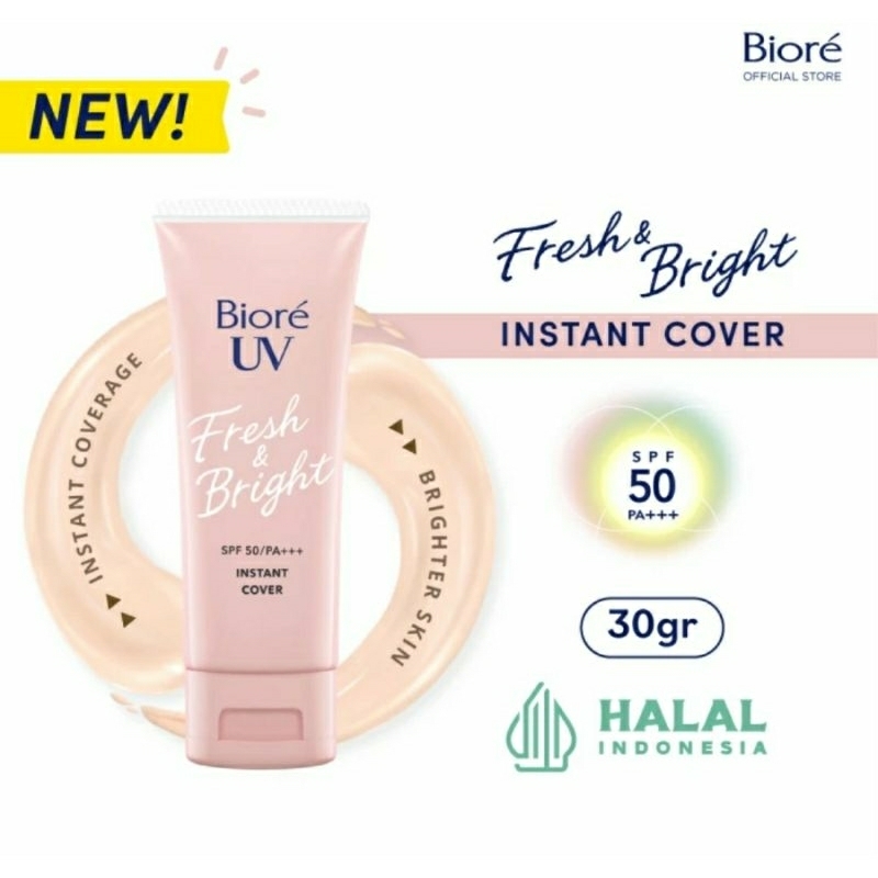 Jual biore uv sun screen spf50/PA+++ 30ml tanpa dus | Shopee Indonesia