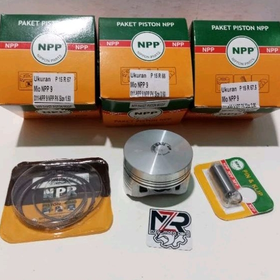 Jual NPP9/PISTON KIT MENTAH PEN 15 MM/SEHER SET RING BORE UP 65,5/66/66,5/67/67,5 MM PEN 15 MM ...