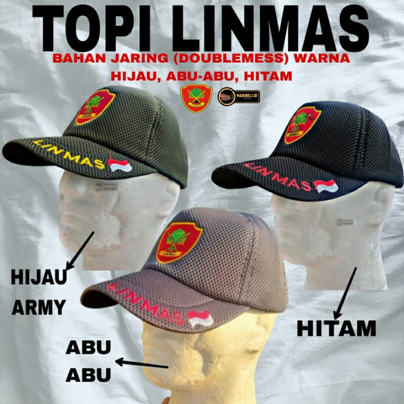 Jual TOPI DINAS LINMAS - TOPI HANSIP - TOPI KEAMANAN PEMILU PILKADA ...