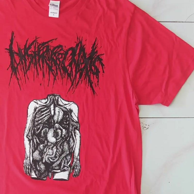 Jual T-shirt HYSTERORRHEXIS - PATHOLOGICAL BLASTING SICKNESS (RED ...