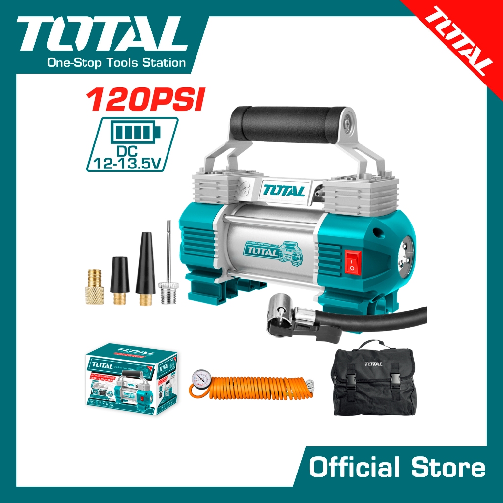 Jual TOTAL Kompresor udara otomatis 120PSI/8BAR TTAC2506 | Shopee Indonesia