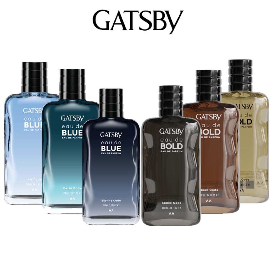 Jual Gatsby Eau De Blue Parfum Blue | Bold 100ml - 20ml | Shopee Indonesia