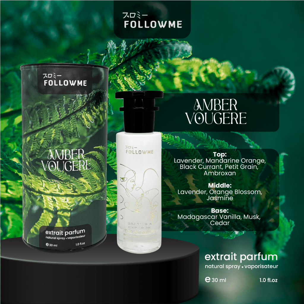 Jual Extrait De Parfum 30ML - AMBER VOUGERE FOLLOWME FRAGRANCE CLASSIC ...