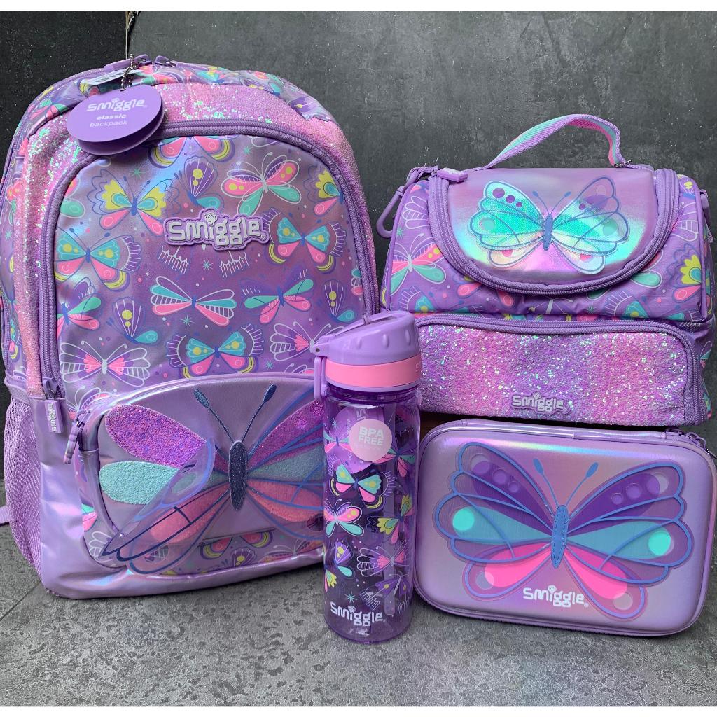 Jual SMIGGLE FLUTTER SET BACKPACK CLASSIC BUTTERFLY - SET TAS SMIGGLE ...
