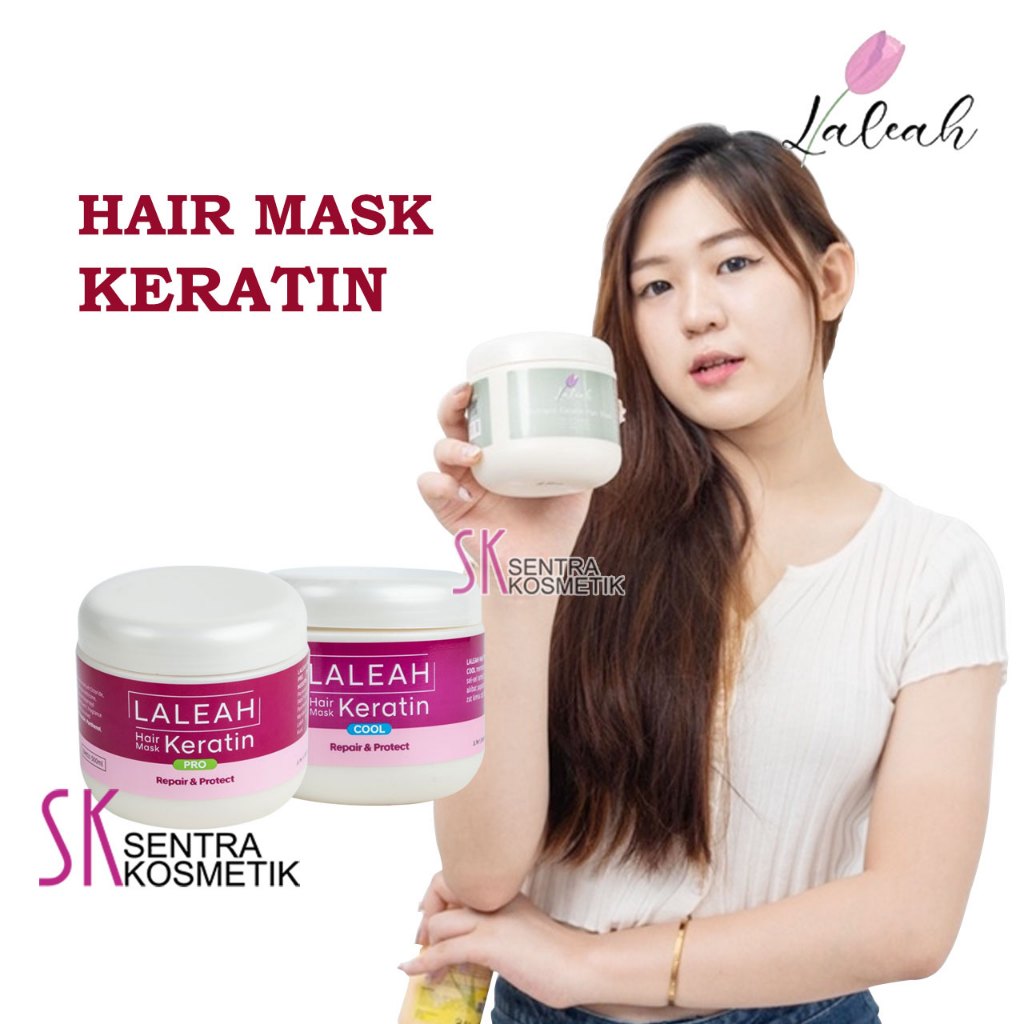Jual LALEAH Hair Mask Keratin Nutrient Mask Cool Keratin Pro 500 ml | Shopee Indonesia