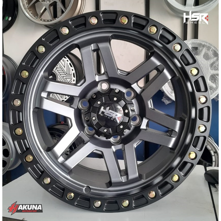 Jual Velg Mobil Offroad HSR TAGAWA R17 Lebar 8,5 Pcd 6X139,7 Buat Fortuner,Strada,Hilux,Ranger ...