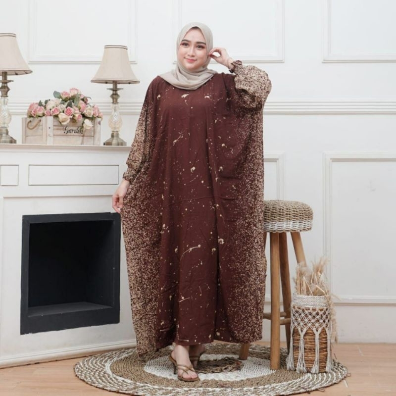 Jual daster SUPER JUMBO kaftan busui kekinian daster arab daster hamil ...