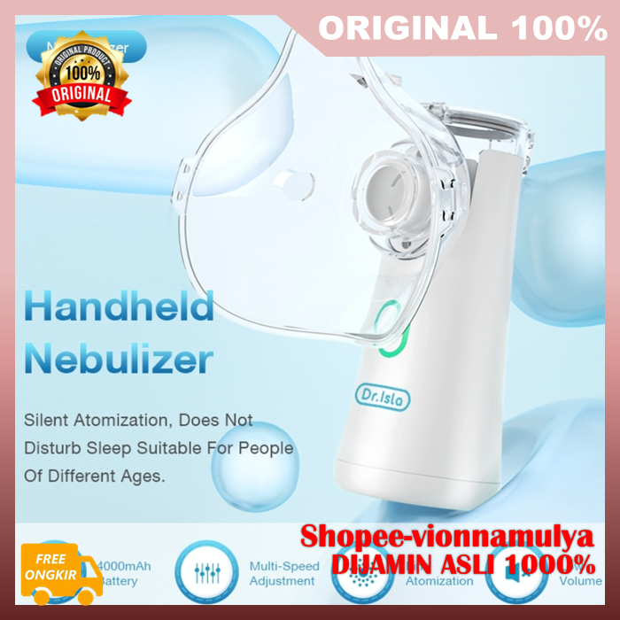 Jual Dr.isla Nebulizer Portable Mesh Alat Uap Bantu Pernafasan Asma ... Jual Dr.isla Nebulizer Portable Mesh Alat Uap Bantu Pernafasan Asma ...