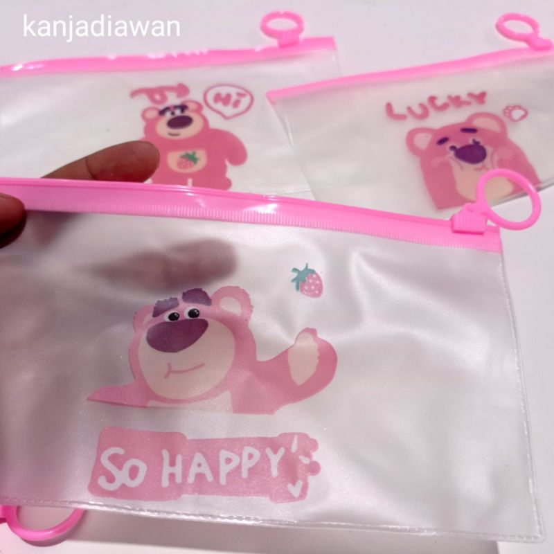 Jual Travel Pouch Lotso Aestetik Mini Transparan Pouch Sanrio Melody ...