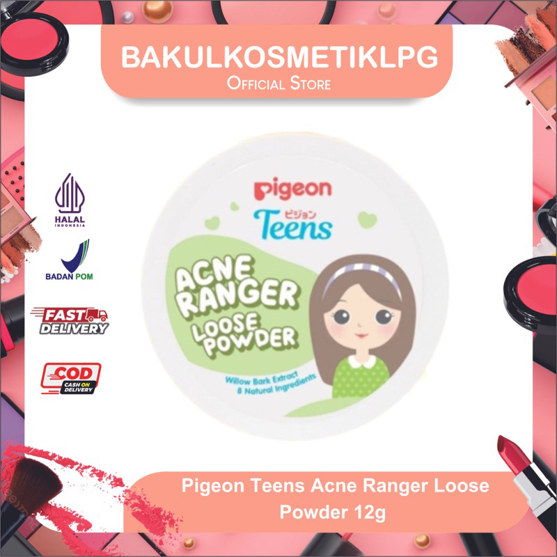 Jual Pigeon Teens Acne Ranger Loose Powder 12g | Shopee Indonesia