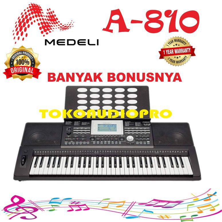 Jual Keyboard Medeli A810 61-keys Keyboard Medeli A810 Original | Shopee Indonesia