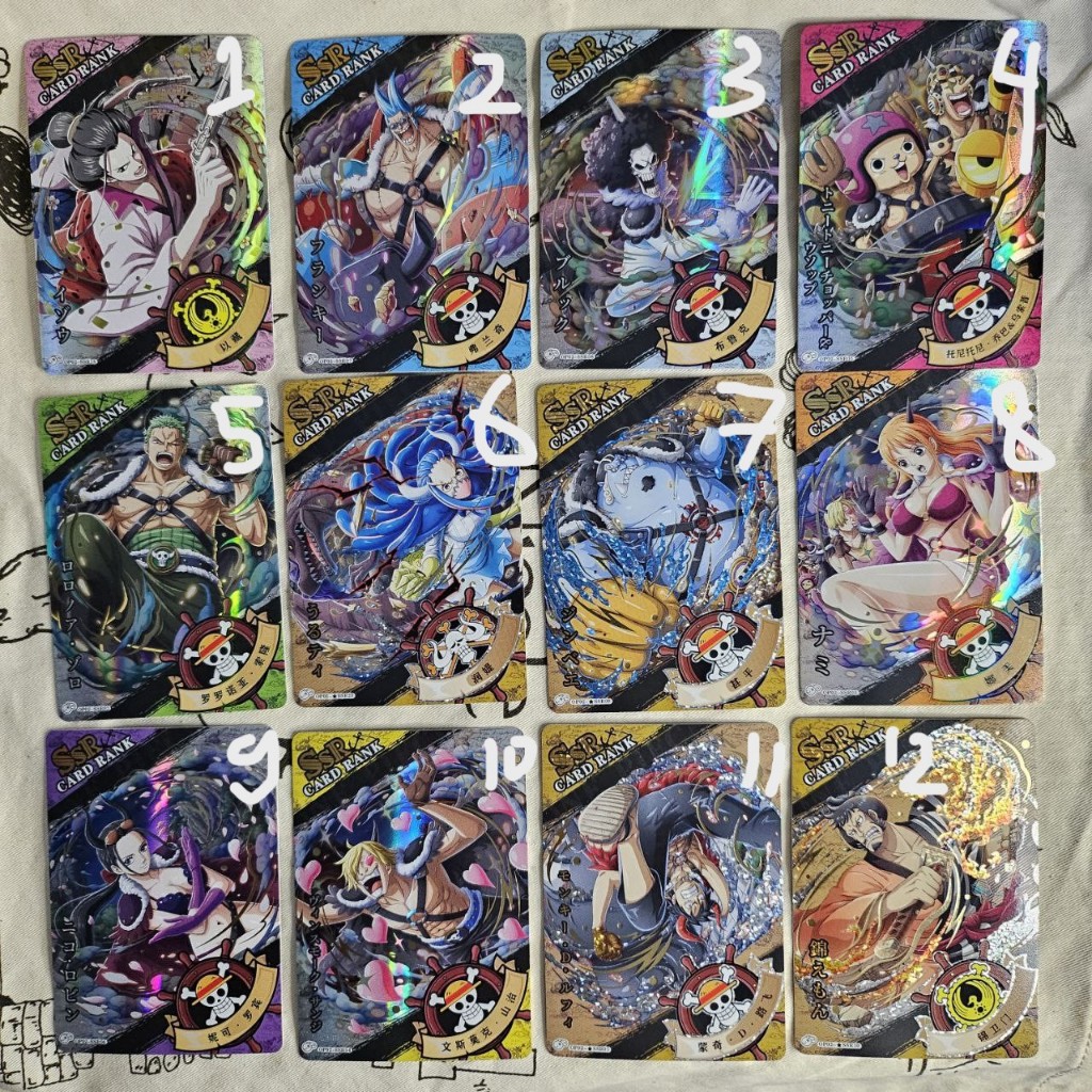 Jual Kartu Koleksi One Piece SSR Holo Original | Franky Brook Chopper ...