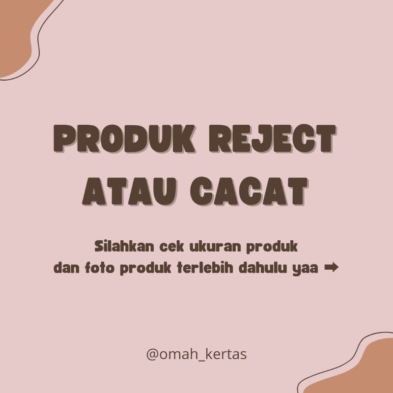 Jual PRODUK REJECT/CACAT | Shopee Indonesia