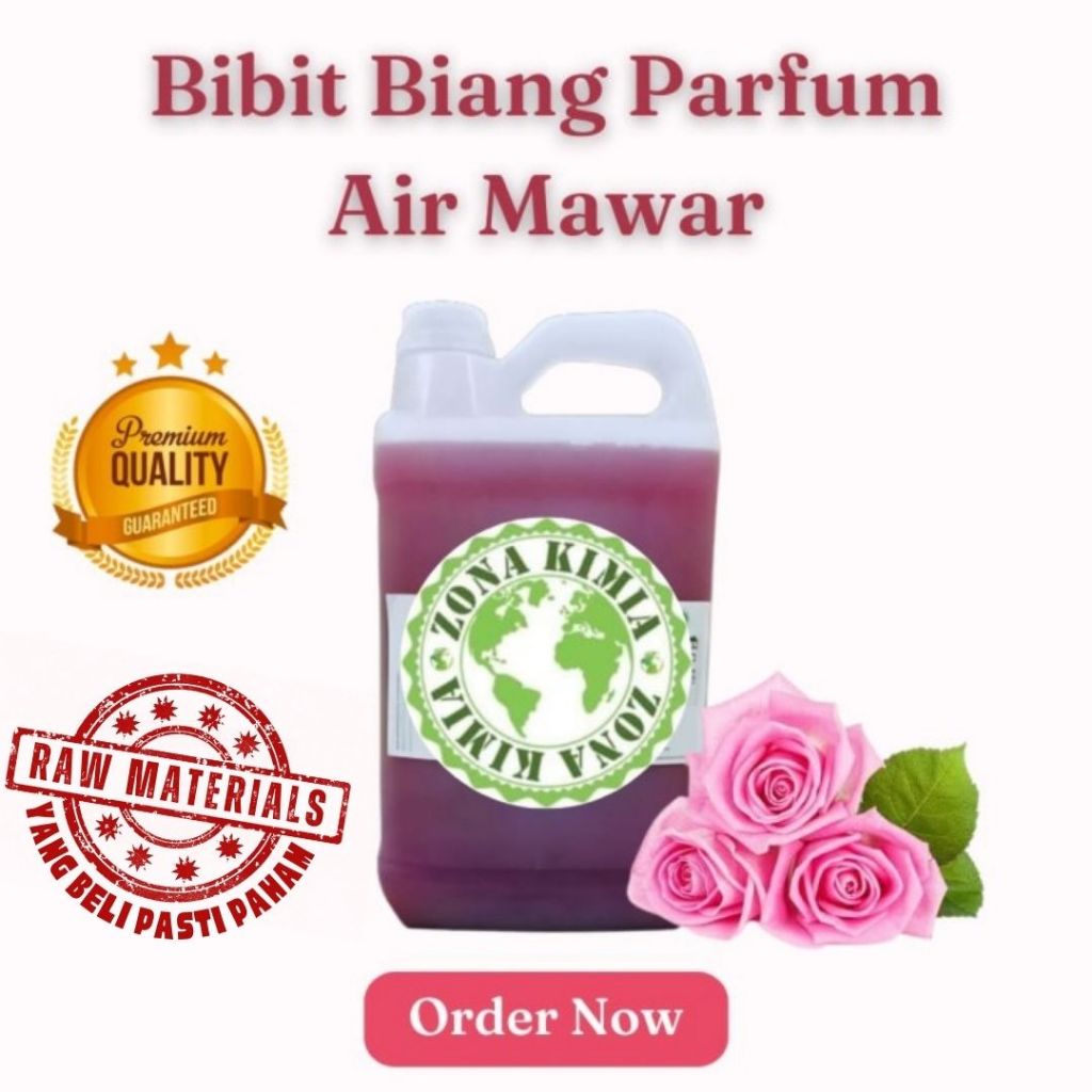 Jual Bibit biang parfum air mawar rose water 50ml murni air mawar tanpa ...