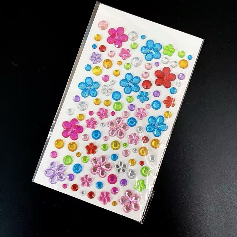 Jual Stiker kristal manik-manik stiker 3D timbul shiny | Shopee Indonesia