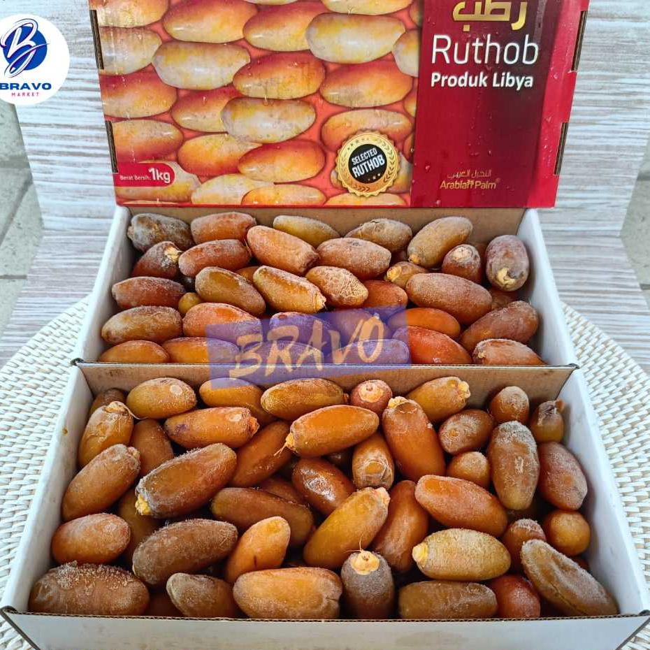 Jual Kurma Ruthab Ruthob Libya 1 kg segar frozen Kurma Muda Kurma Bagus ...