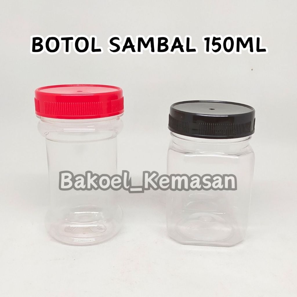 Jual Botol Sambal - Toples Sambal 150ml - Botol sambel PREMIUM | Shopee ...