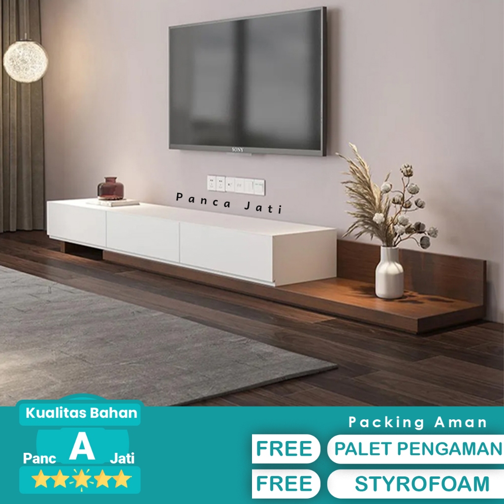 Jual Meja TV Minimalis Modern 3 Laci Minimalis Modern | Shopee Indonesia